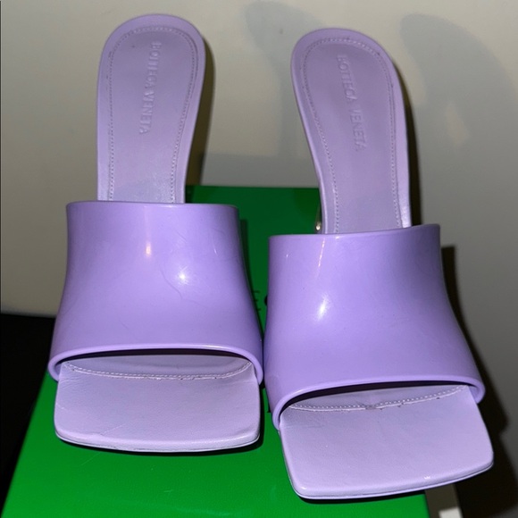 Bottega Veneta | Shoes | Bottega Veneta Womens Purple Slide Sandals ...